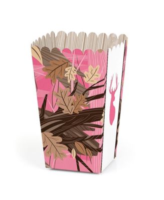 Pink Gone Hunting - Camo Baby Shower or Birthday Favor Popcorn Treat ...