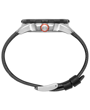 Luminox Men's Swiss Bear Grylls Survival AIR Series GMT Black Cordura ...