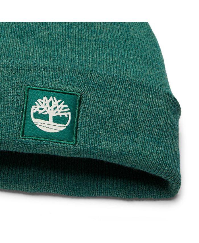 Timberland Men's Cuffed Beanie with Tonal Patch - Macy's