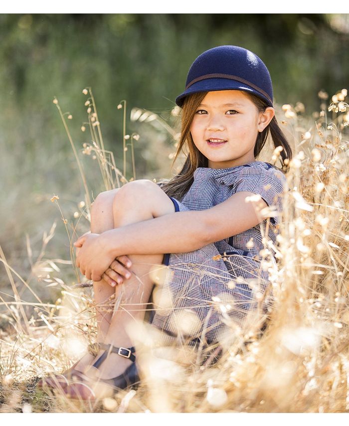 Hope & Henry Hope Henry Girls' Molded Wool Riding Cap, Kids - Macy's