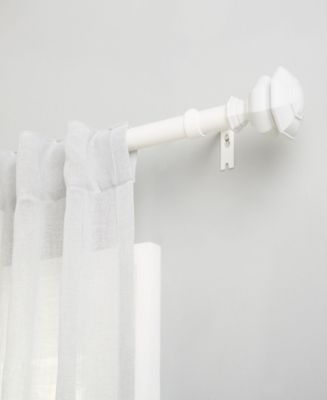 Lauren Ralph Lauren Welford 1" Adjustable Window Curtain Rod and Finial ...