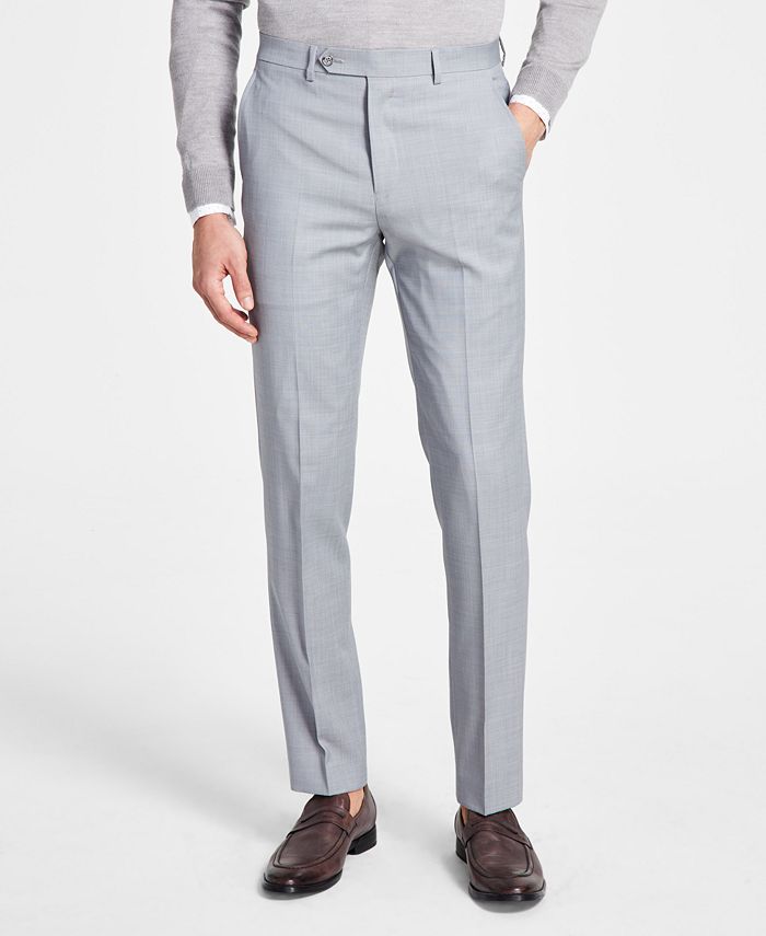 Bar III Men's Skinny-Fit Sharkskin Suit Pants, Created for Macy's - Macy's