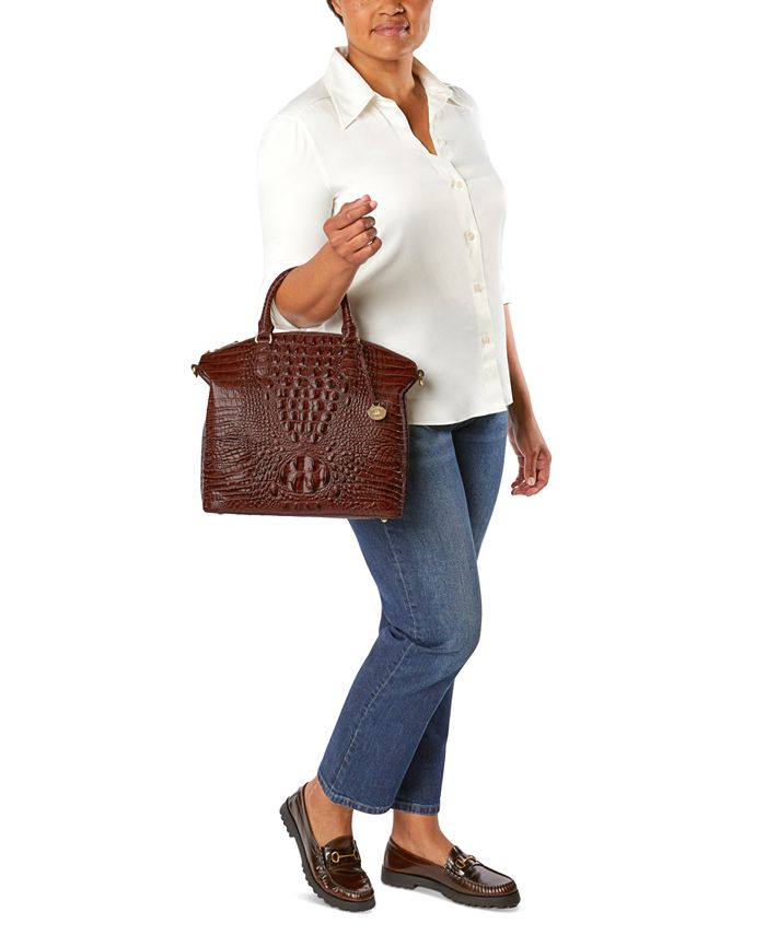 Brahmin Large Duxbury Visionary Delphine Leather Satchel - Macy's