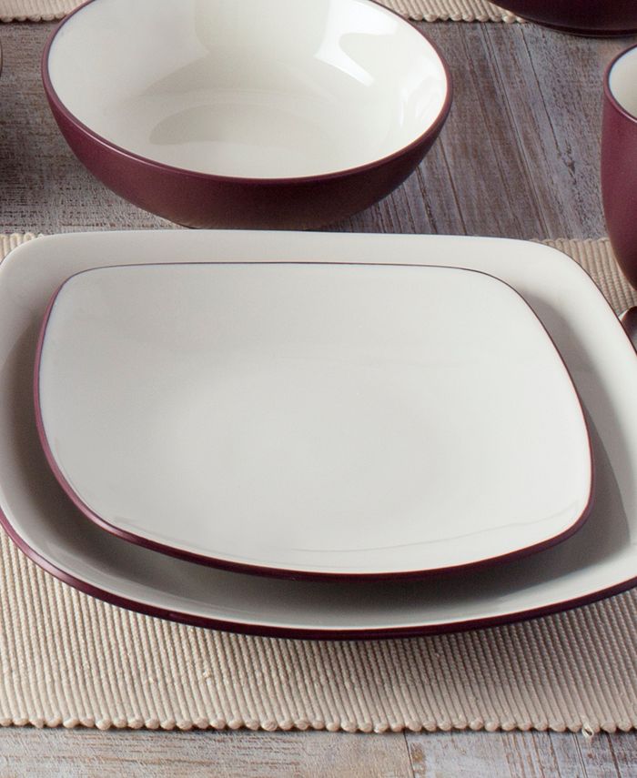 Noritake Colorwave Square Salad Plates, Set of 4 - Macy's