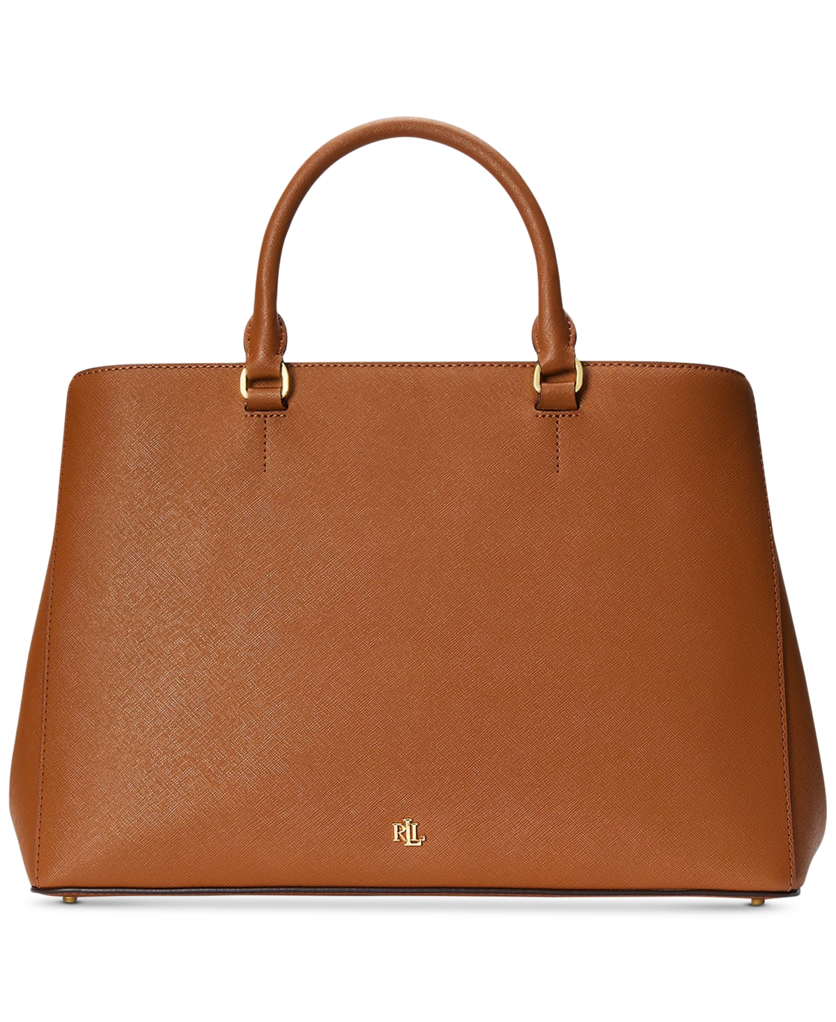 Click here for Lauren Ralph Lauren Crosshatch Leather Large Hanna... prices