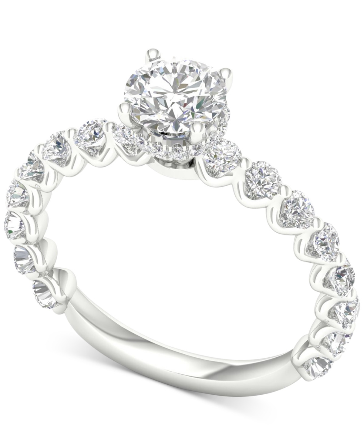 Click here for Igi Certified Round Diamond Engagement Ring (1-1/2... prices
