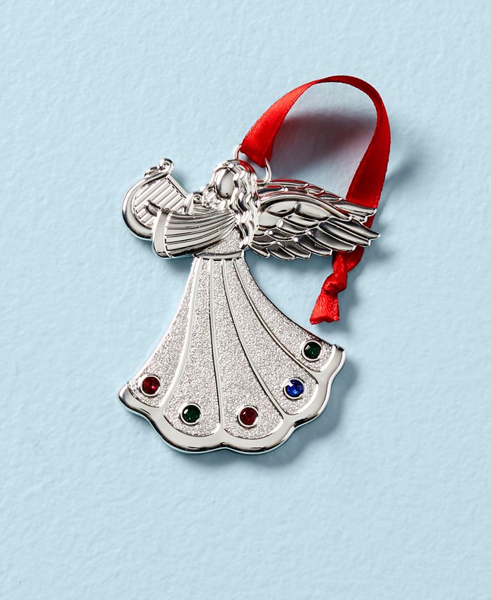 Lenox Jeweled Angel Ornament - Macy's