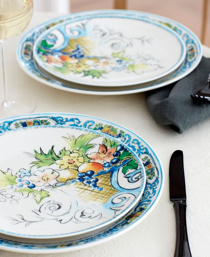 Lenox Autumn Studio Dinner Plate Set, 4 Piece - Macy's