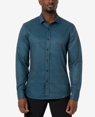 Kenneth Cole Men’s Slim Fit Performance Shirt - Macy's