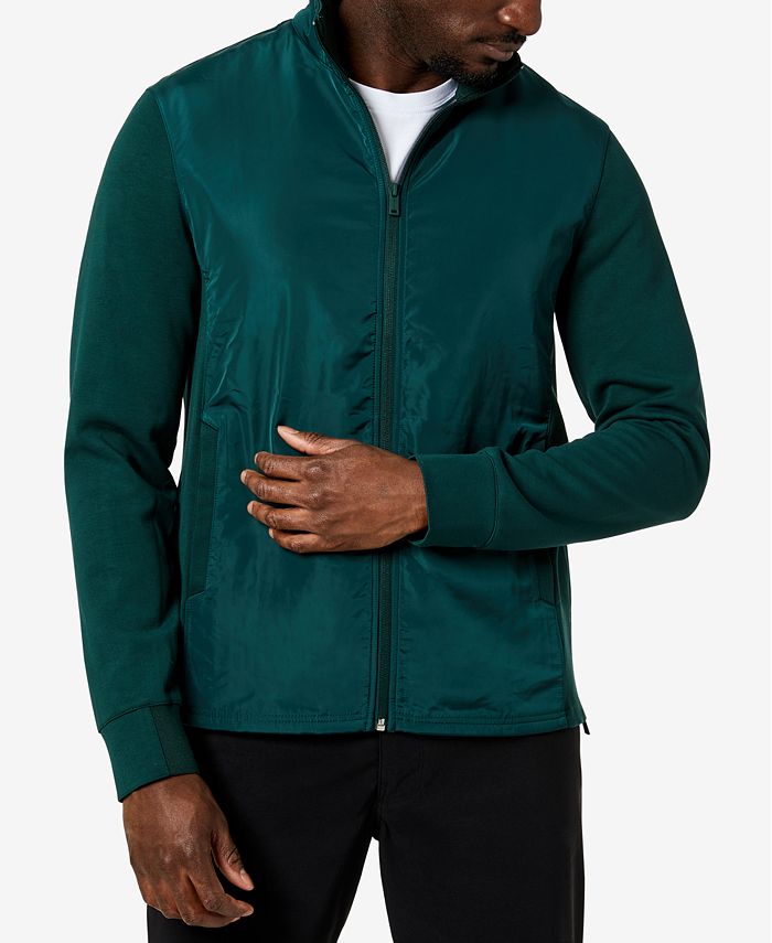 Kenneth Cole Men's Active Mock Neck Jacket - Macy's