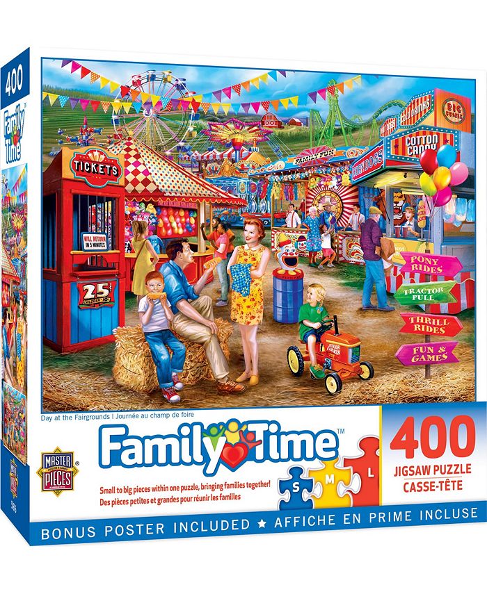 MasterPieces Puzzles Masterpieces Family Time - Day at the Fairgrounds ...