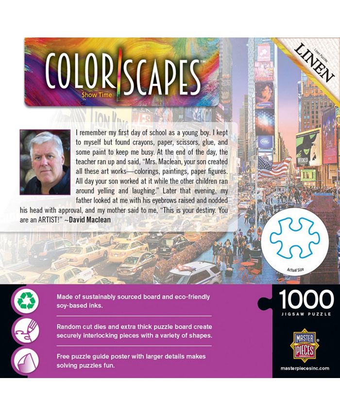 Masterpieces Colorscapes - Show Time 1000 Piece Jigsaw Puzzle - Macy's
