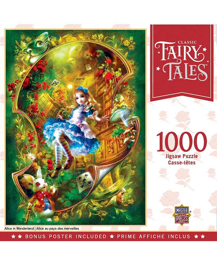 Masterpieces Classic Fairy Tales - Alice in Wonderland 1000 Piece ...