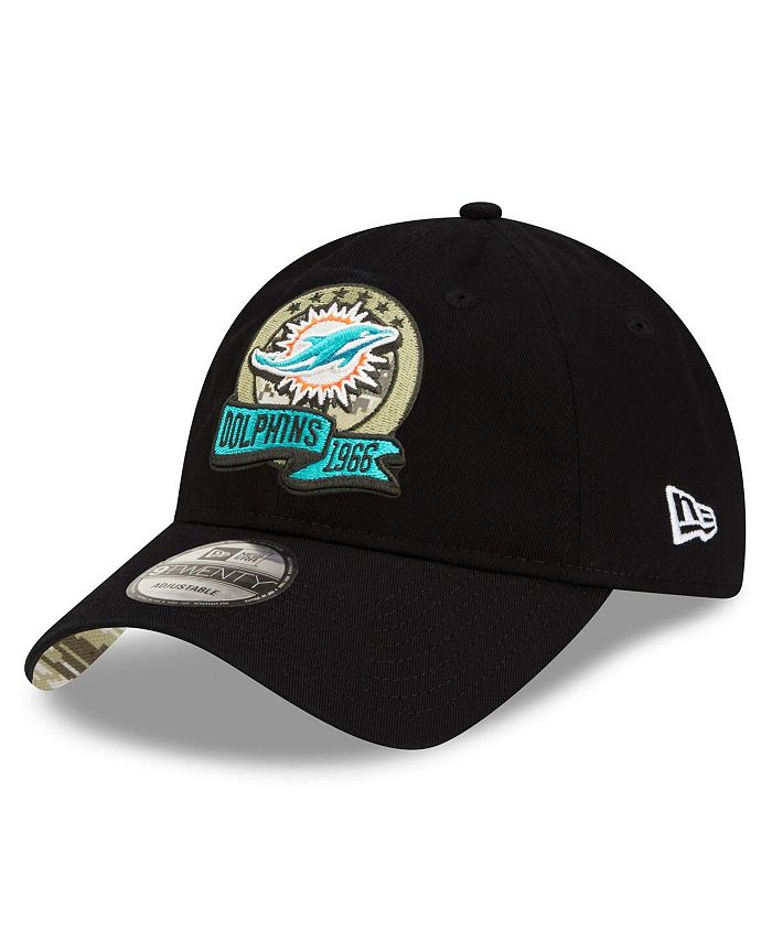 New Era Men's Black Miami Dolphins 2022 Salute To Service 9TWENTY ...