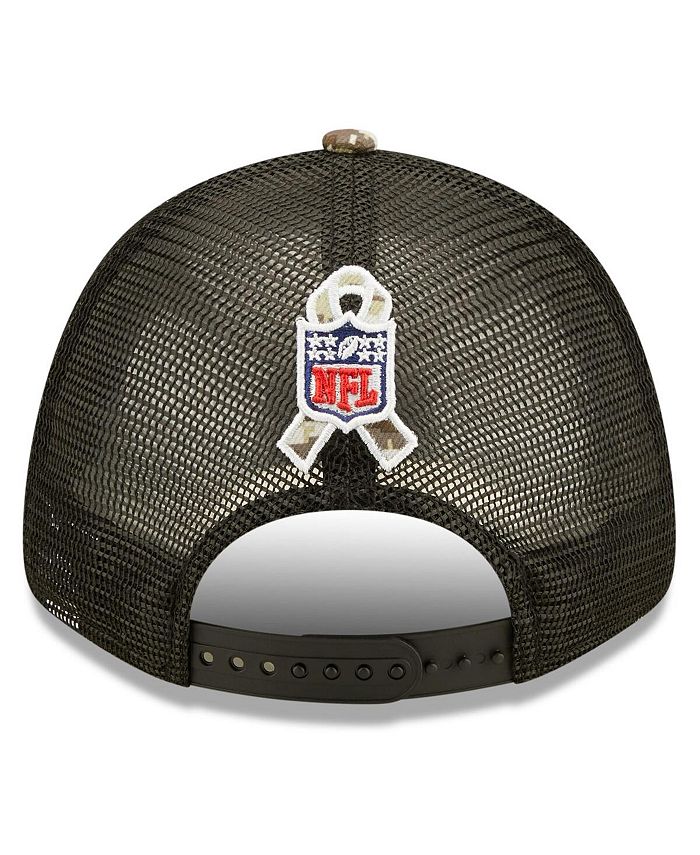 New Era Men's Black, Camo Los Angeles Rams 2022 Salute To Service ...