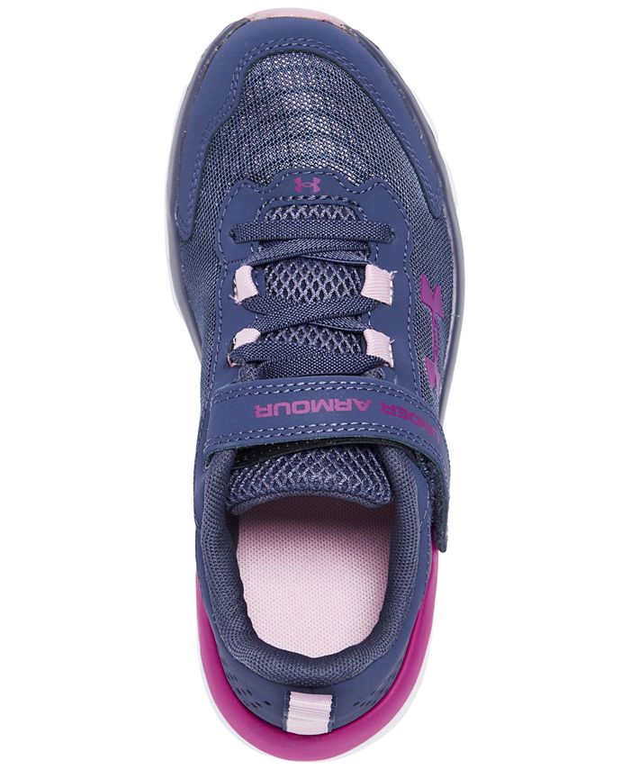 Under Armour Little Girls Assert 9 Stay-Put Running Sneakers from ...