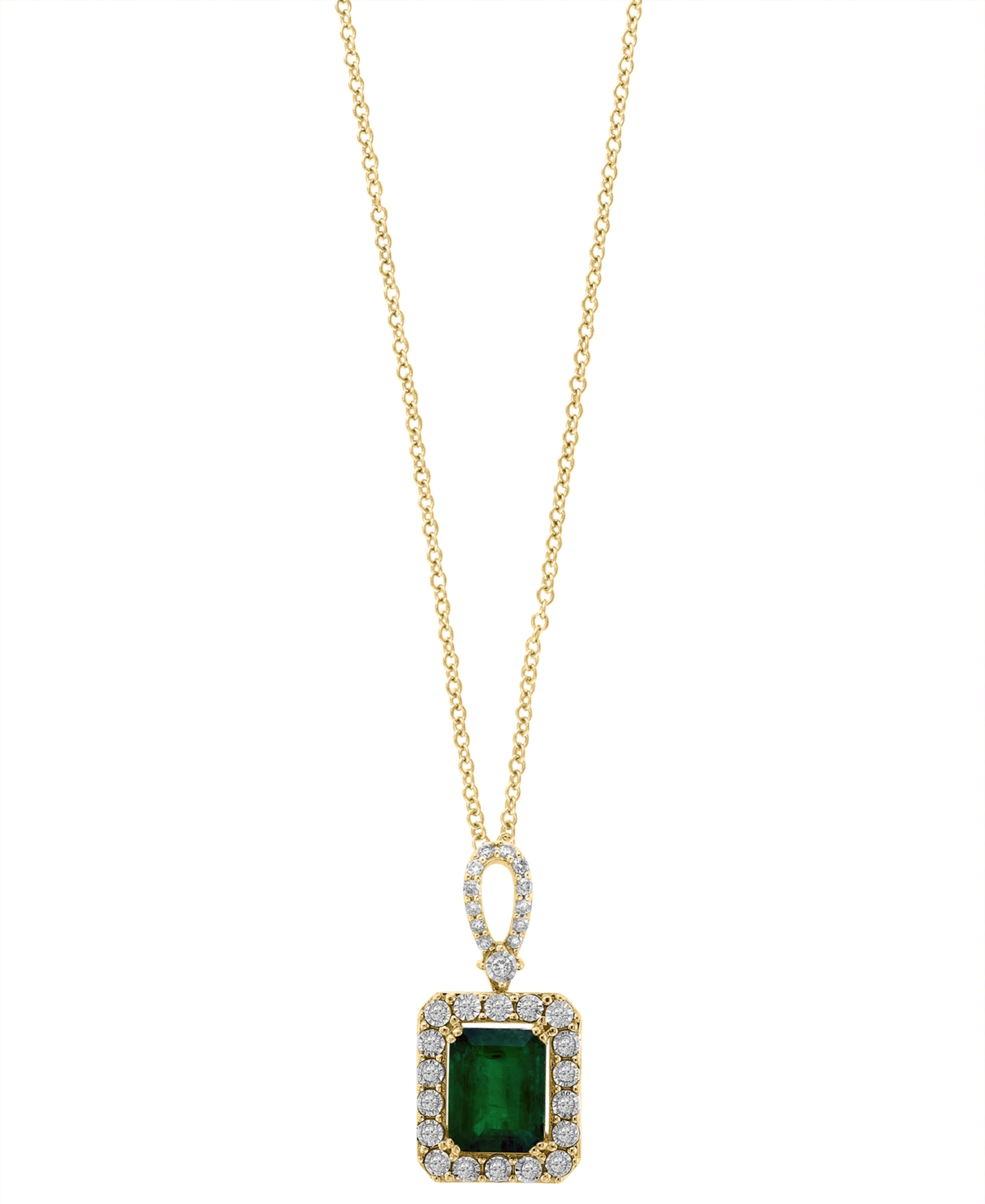 Click here for Effy Emerald (2-1/5 ct. t.w.) & Diamond (1/4 ct. t... prices