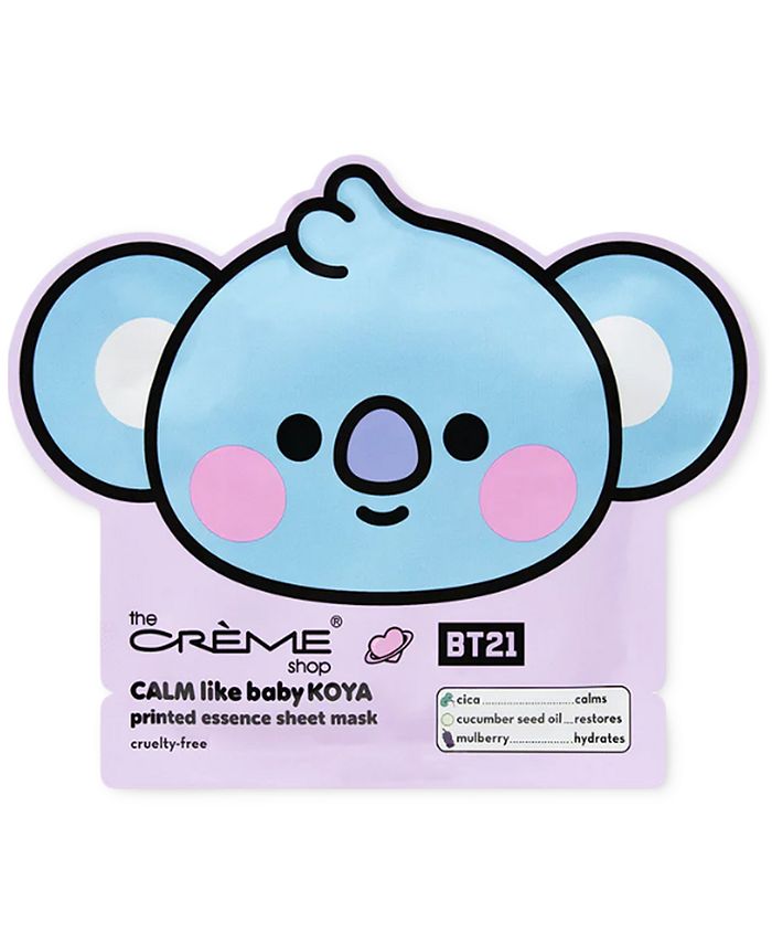 The Crème Shop x BT21 BABY Calm Like Baby Koya Printed Essence Sheet ...