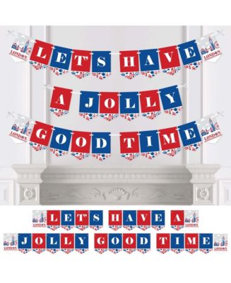 Cheerio, London - Bunting Banner - Party Decor - Let's Have a Jolly ...