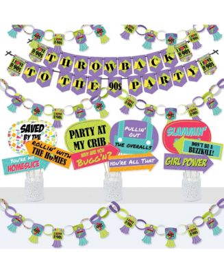 Big Dot of Happiness 90's Throwback - Banner and Photo Booth ...