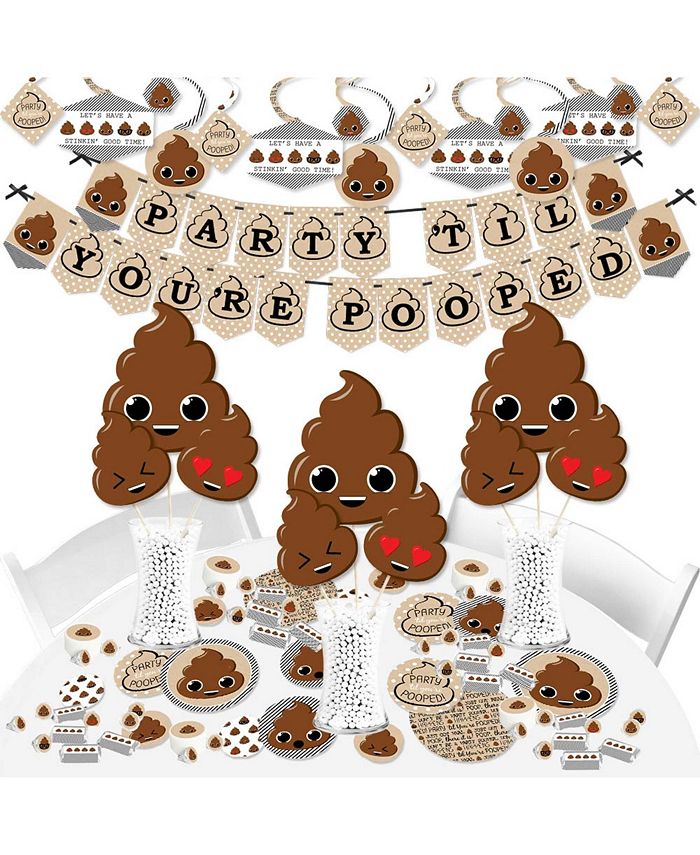 Big Dot of Happiness Party 'Til You're Pooped - Poop Emoji Party ...