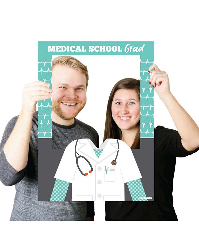 Big Dot of Happiness Medical School Grad - Doctor Graduation Selfie ...