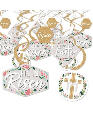Big Dot of Happiness Religious Easter - Christian Holiday Hanging Decor ...