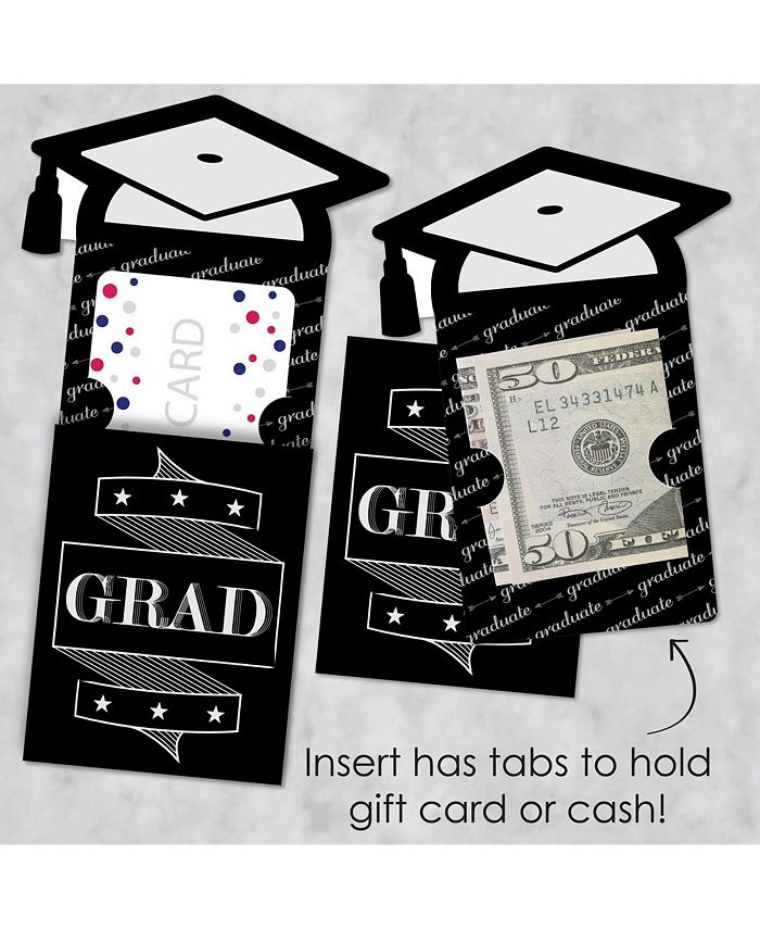 Big Dot of Happiness Graduation Cheers - Graduation Party Money & Nifty ...