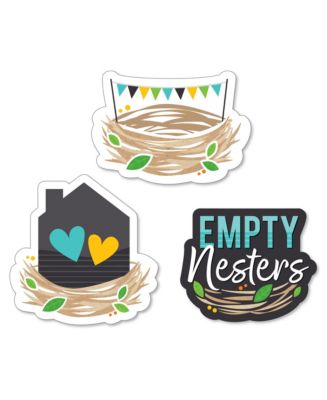 Empty Nesters - DIY Shaped Empty Nest Party Cut-Outs - 24 Count - Macy's