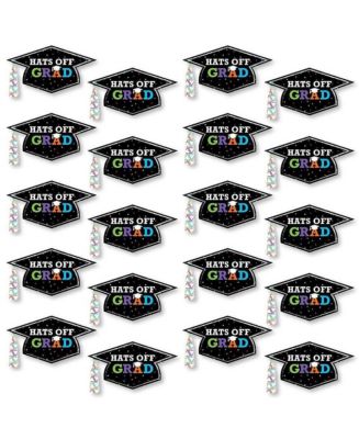 Hats Off Grad - Graduation Hat Decor DIY Graduation Large Party ...