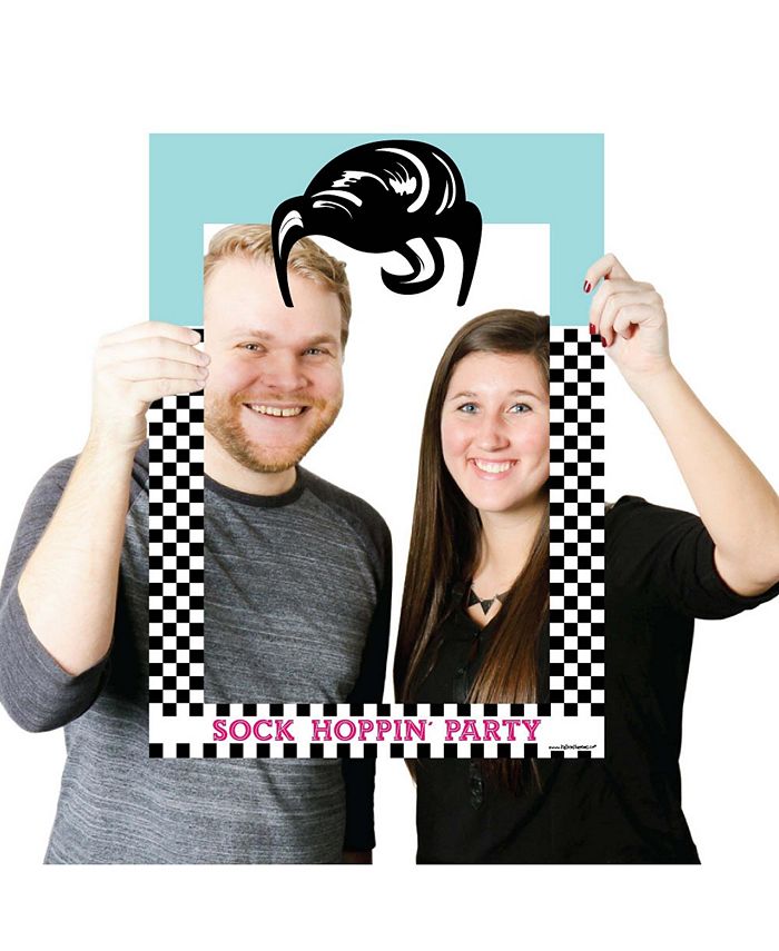 Big Dot of Happiness 50's Sock Hop - 1950s Rock N Roll Party Selfie ...