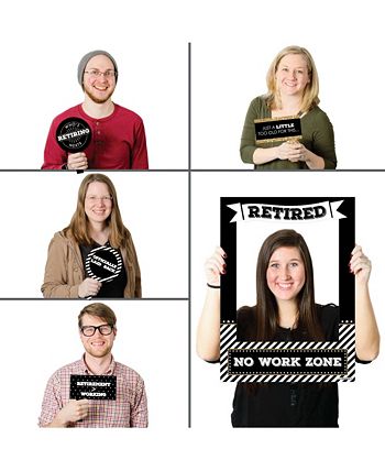 Big Dot of Happiness Happy Retirement - Retirement Party Selfie Photo ...