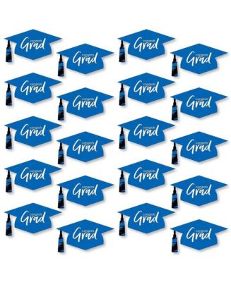 Big Dot of Happiness Blue Grad - Best is Yet to Come Grad Hat Decor DIY ...