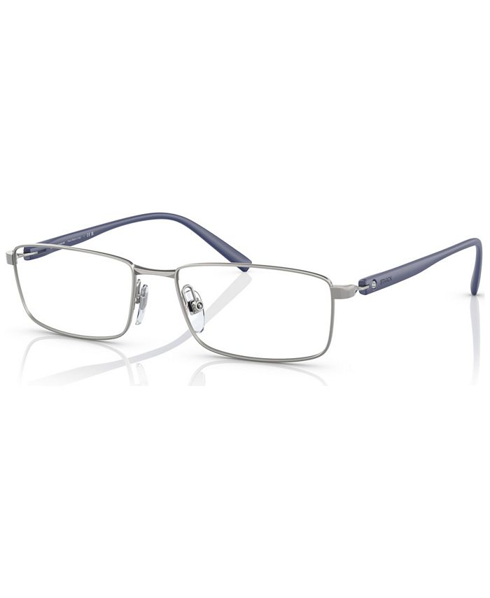 Starck Eyes Men's Rectangle Eyeglasses, SH2075T56-O - Macy's