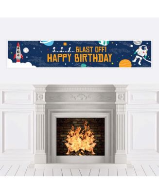 Big Dot of Happiness Blast Off to Outer Space - Rocket Ship Happy ...