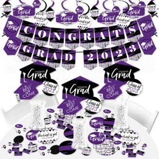 Big Dot of Happiness Purple Grad - Best is Yet to Come - 2023 Purple ...