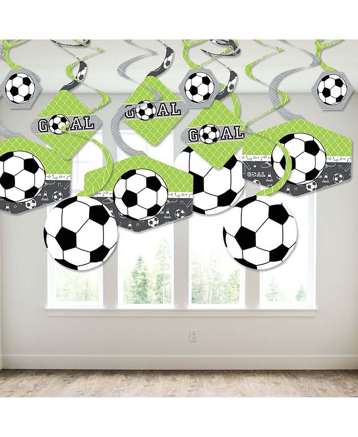 Big Dot of Happiness Goaaal - Soccer - Party Hanging Decor - Party ...