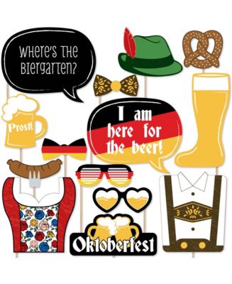 Oktoberfest - Beer Festival Photo Booth Props Kit - 20 Count - Macy's