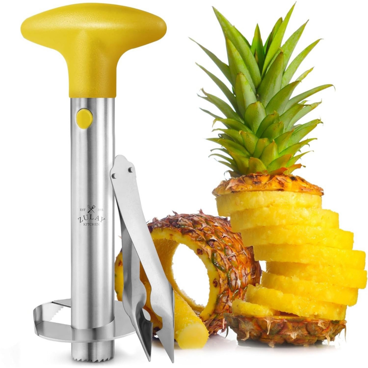 Click here for Heavy Duty Pineapple Corer & Slicer + Eye Removal... prices