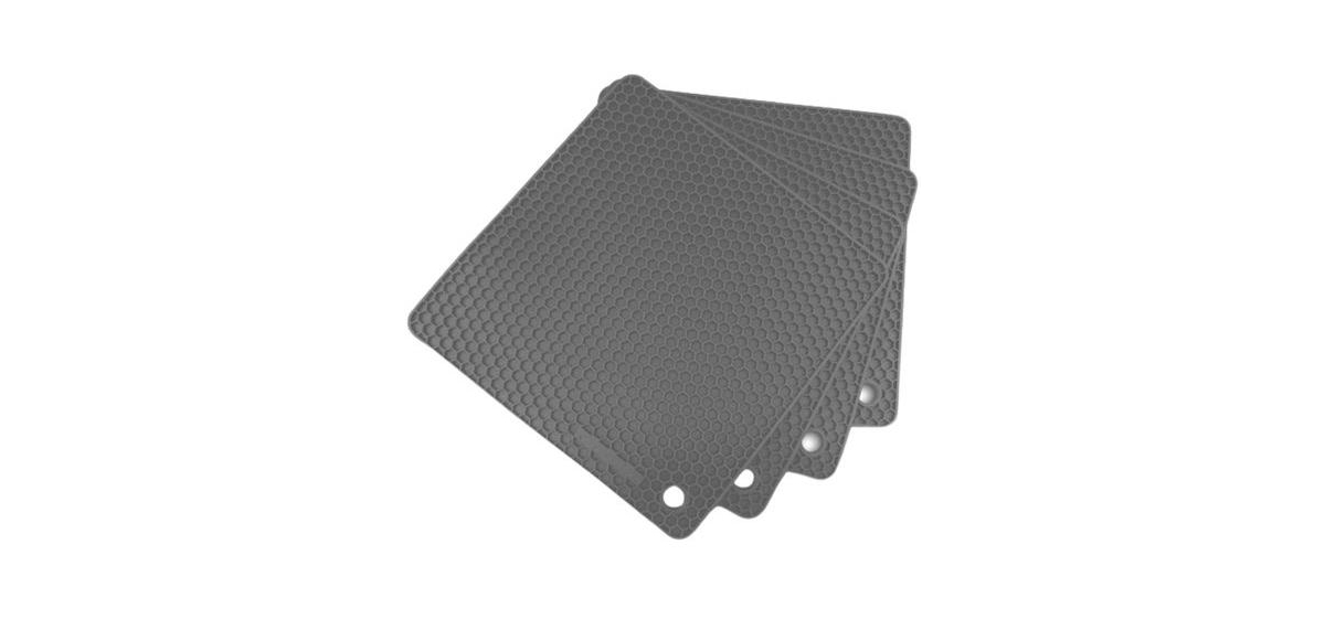 Click here for Zulay Kitchen 4 Pack Non-Slip Silicone Trivet Mat... prices