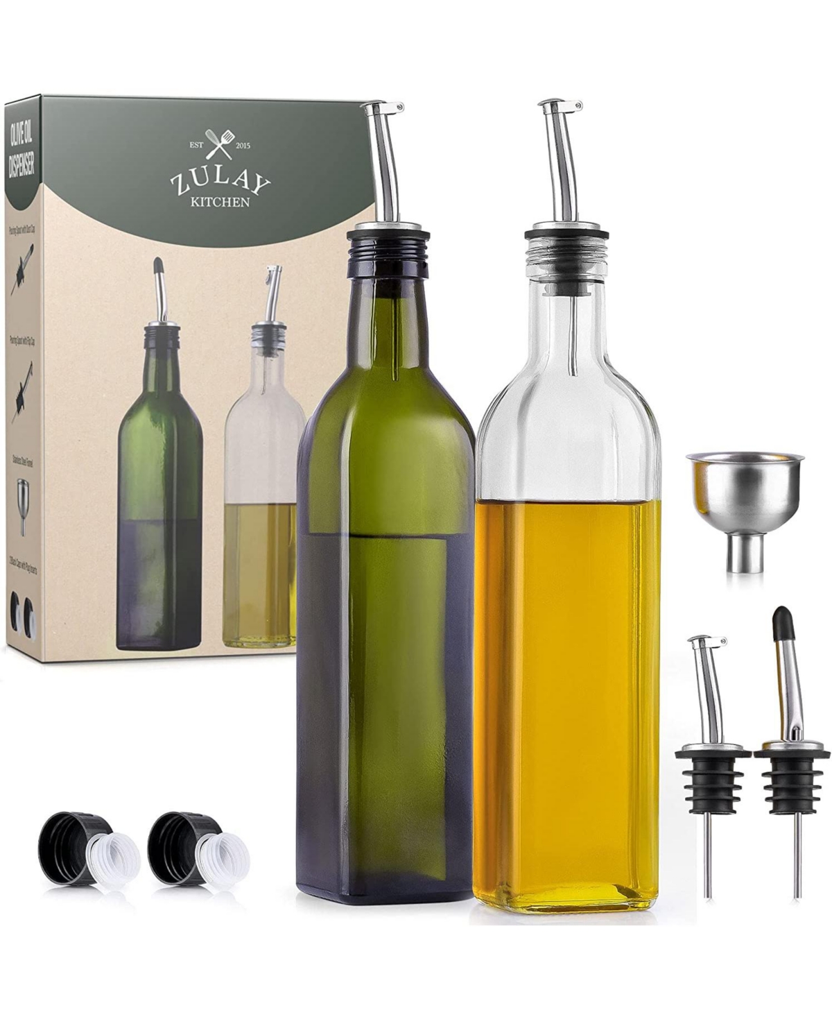 Click here for Zulay Kitchen Olive Oil Dispenser Bottle For Kitch... prices