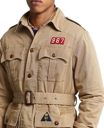 Polo Ralph Lauren Men's Twill Belted Jacket - Macy's