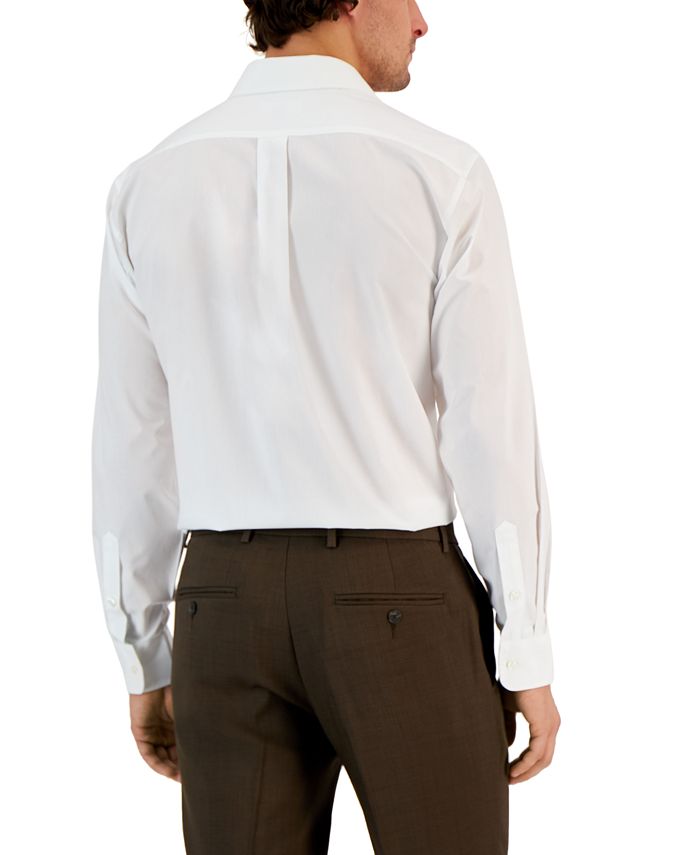 Club Room Men's Regular Fit Solid Dress Shirt, Created for Macy's - Macy's