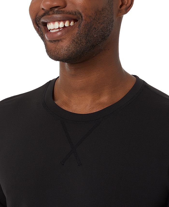 32 Degrees Men's Crewneck Long-Sleeve Pajama Shirt - Macy's