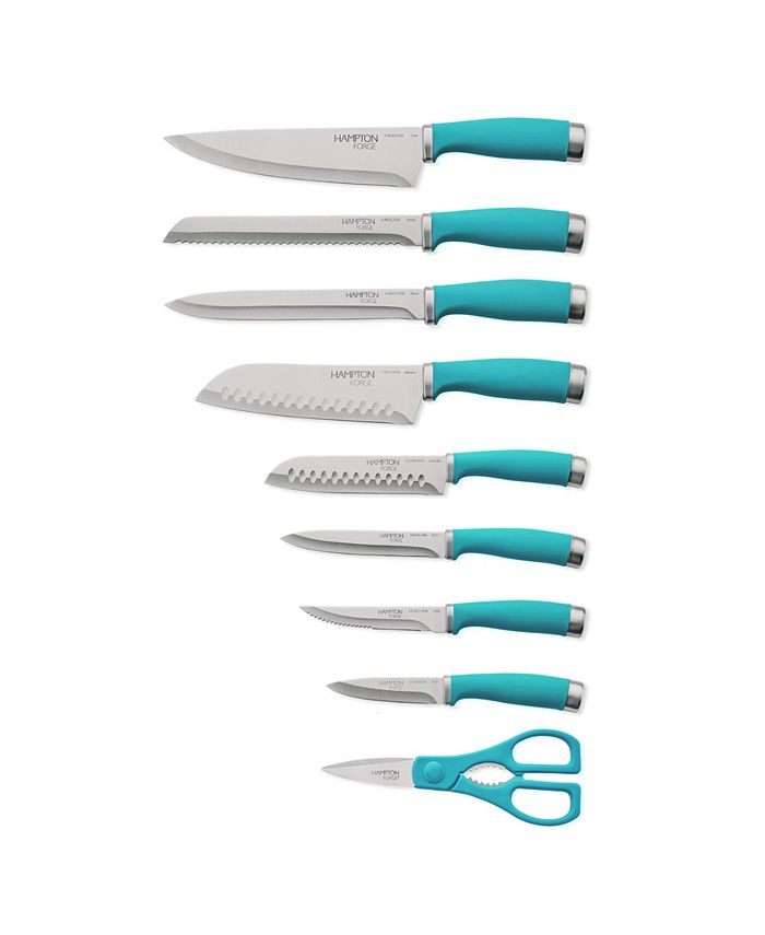 Hampton Forge 15 Piece Epicure True Block Cutlery Set - Macy's