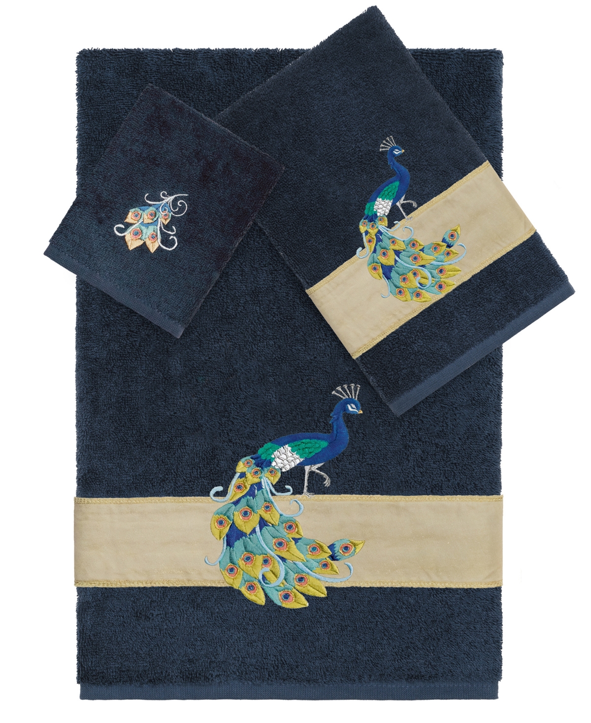 Click here for Linum Home Turkish Cotton Penelope Embellished 3-P... prices