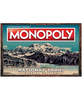 University Games Usaopoly Monopoly National Parks Special Edition Set ...