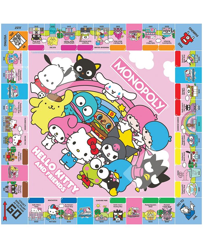 USAopoly Monopoly Hello Kitty and Friends Edition Set, 116 Piece - Macy's