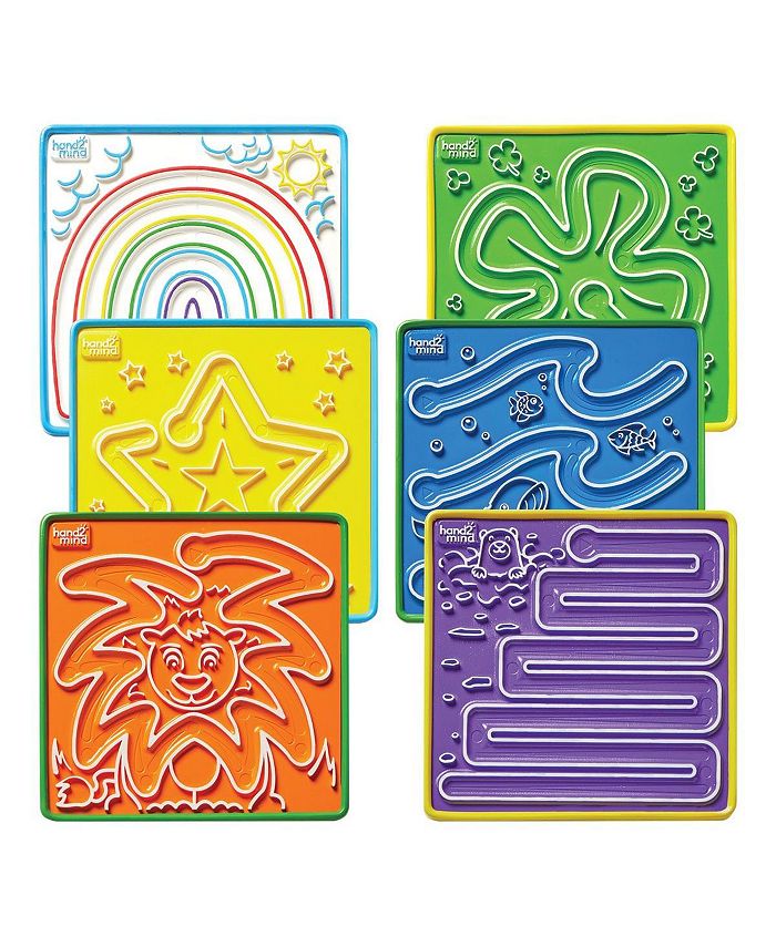 Kaplan Early Learning Hand2Mind Mindful Mazes - 6 Double-Sided Boards ...