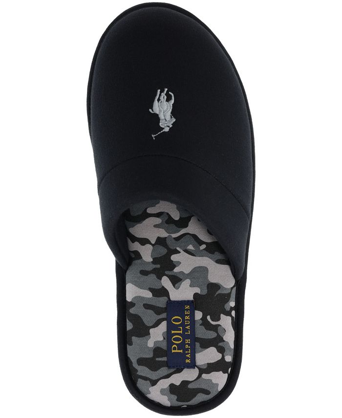 Polo Ralph Lauren Men's Klarence Jersey Scuff Slipper - Macy's